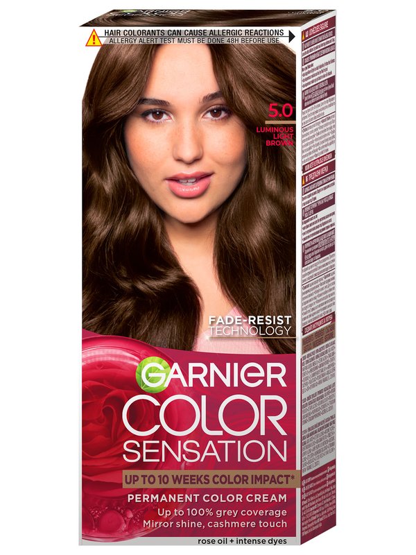 Color Sensation 5.0 Blistavo Svetlo Smeđa - Dugotrajna Boja | Garnier