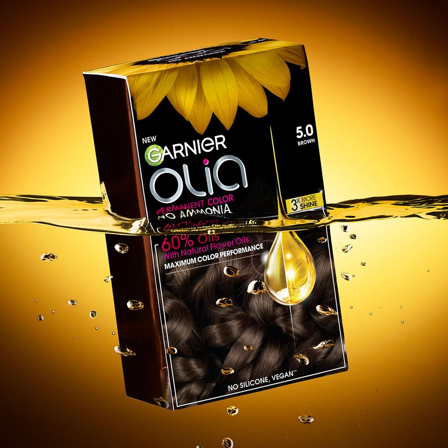 Olia 5.0 Smeđa: Prirodna Boja za Kosu sa Dubokim Sjajem | Garnier