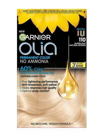 Boja za kosu Olia 110 Super svetlo prirodno plava ton | Garnier